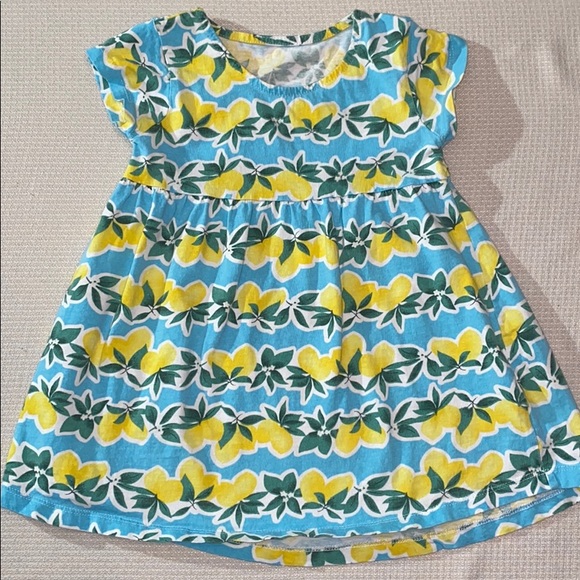 Dresses | Blue And Yellow Girls Lemon Dress 5t | Poshmark